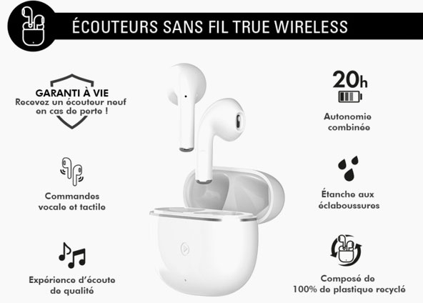 Force Play Ecouteurs True Wireless | Bouygues Telecom